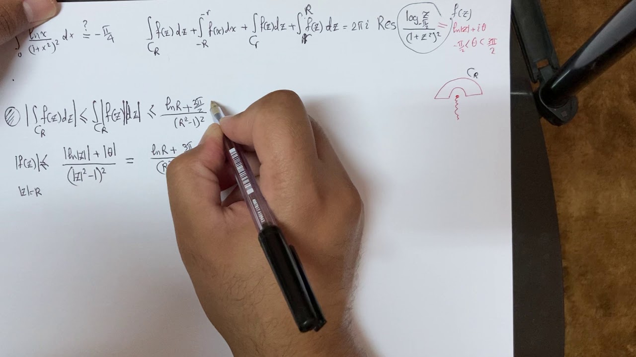 Lec8 Math412 Evaluation of Improper Integrals Using Analytic Branches - YouTube