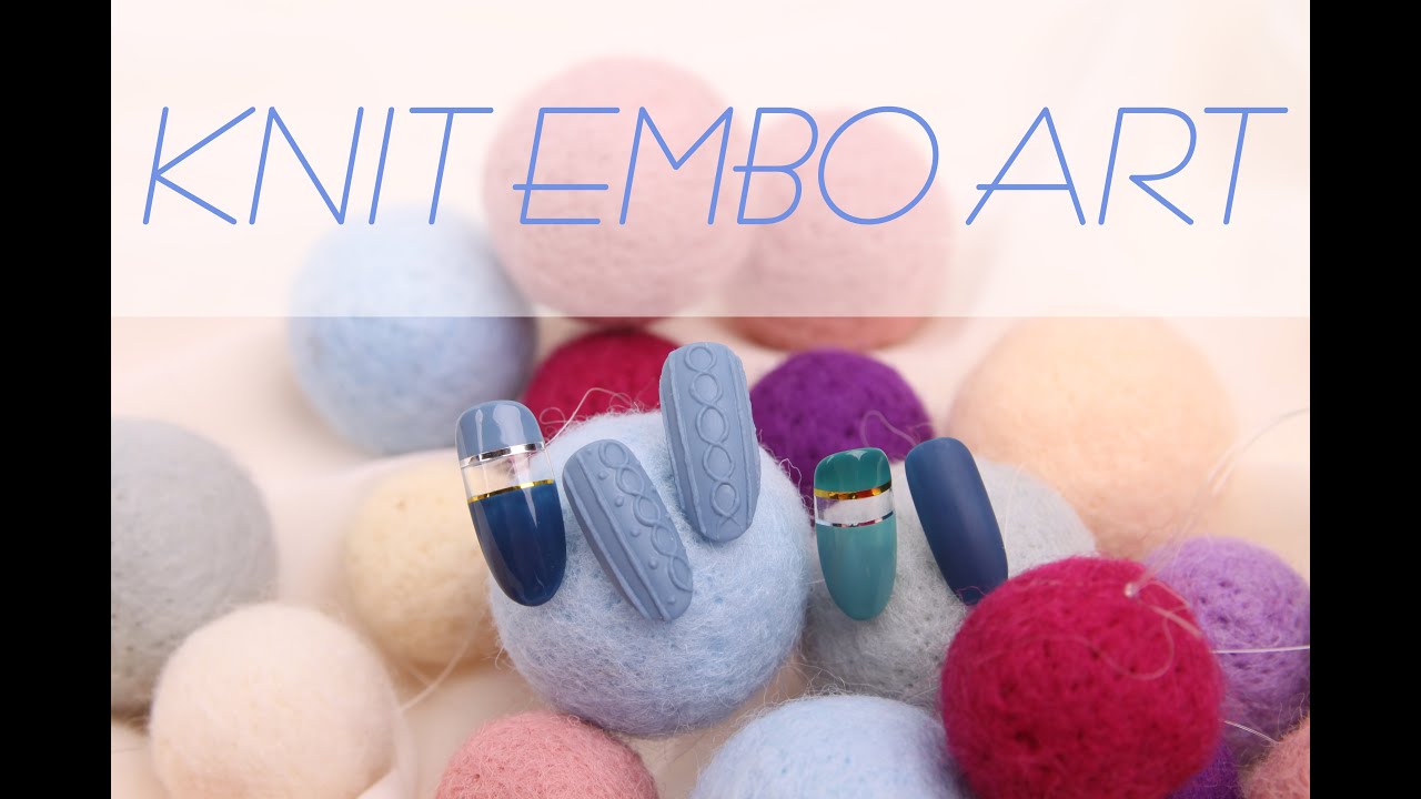 [Saracen Trend Nail] 사라센 트렌드 네일 20회 니트 엠보 아트/ Trend Nail Ep.20 knit ...
