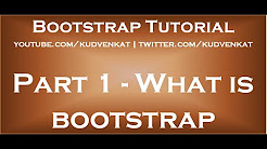 bootstrap tutorial for beginners - YouTube