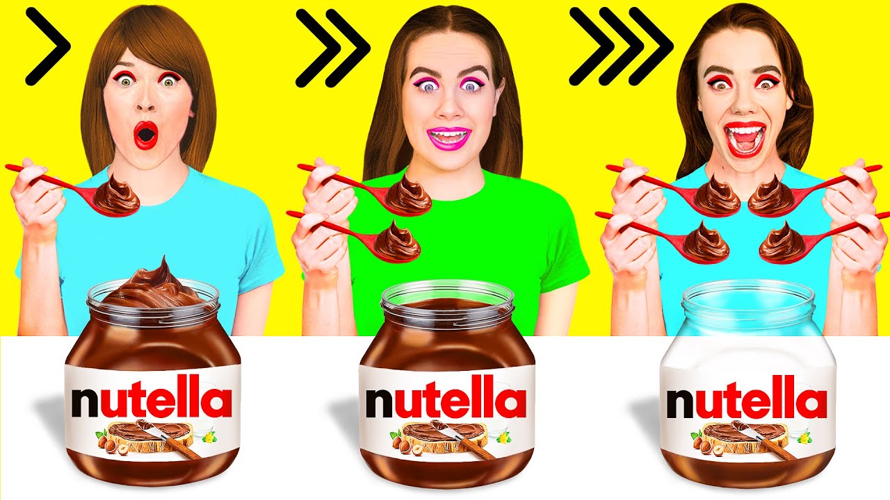 Быстрая Средняя или Медленная Скорость Еды Челлендж от Ideas 4 Fun ...