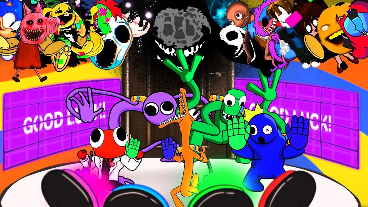 FNF Rainbow Friends Sings Musical Memory (Roblox Doors x Rainbow ...