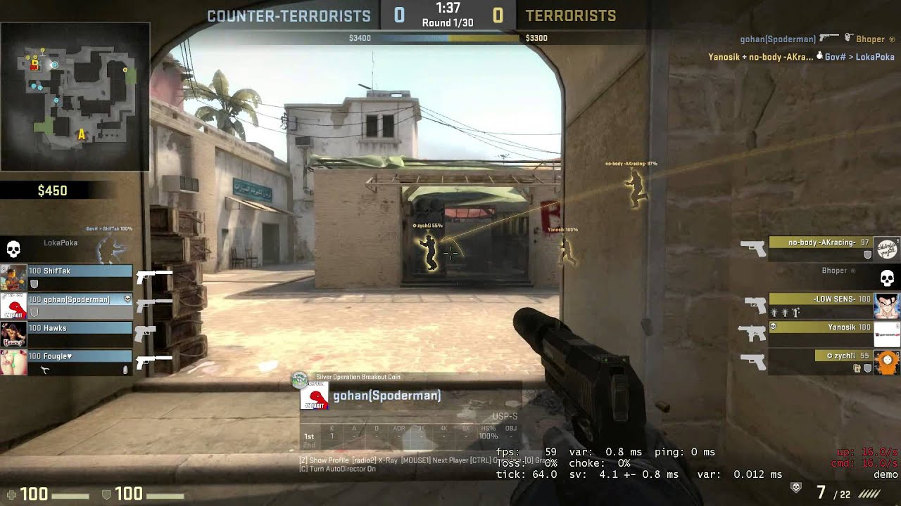 CS:GO 2clutchs + 1ace by Spoderman-Ronc102 - YouTube