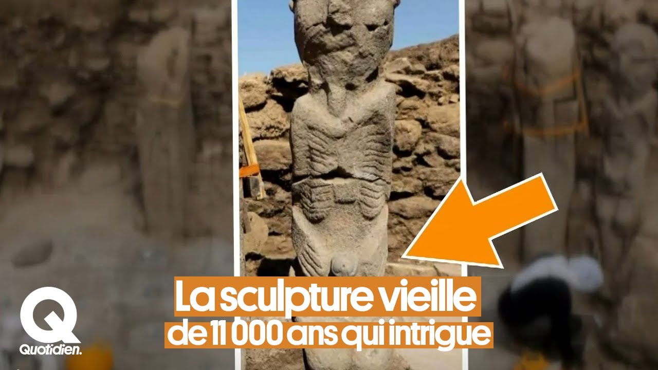 La statue vieille de 11 000 ans aux mains baladeuses - YouTube