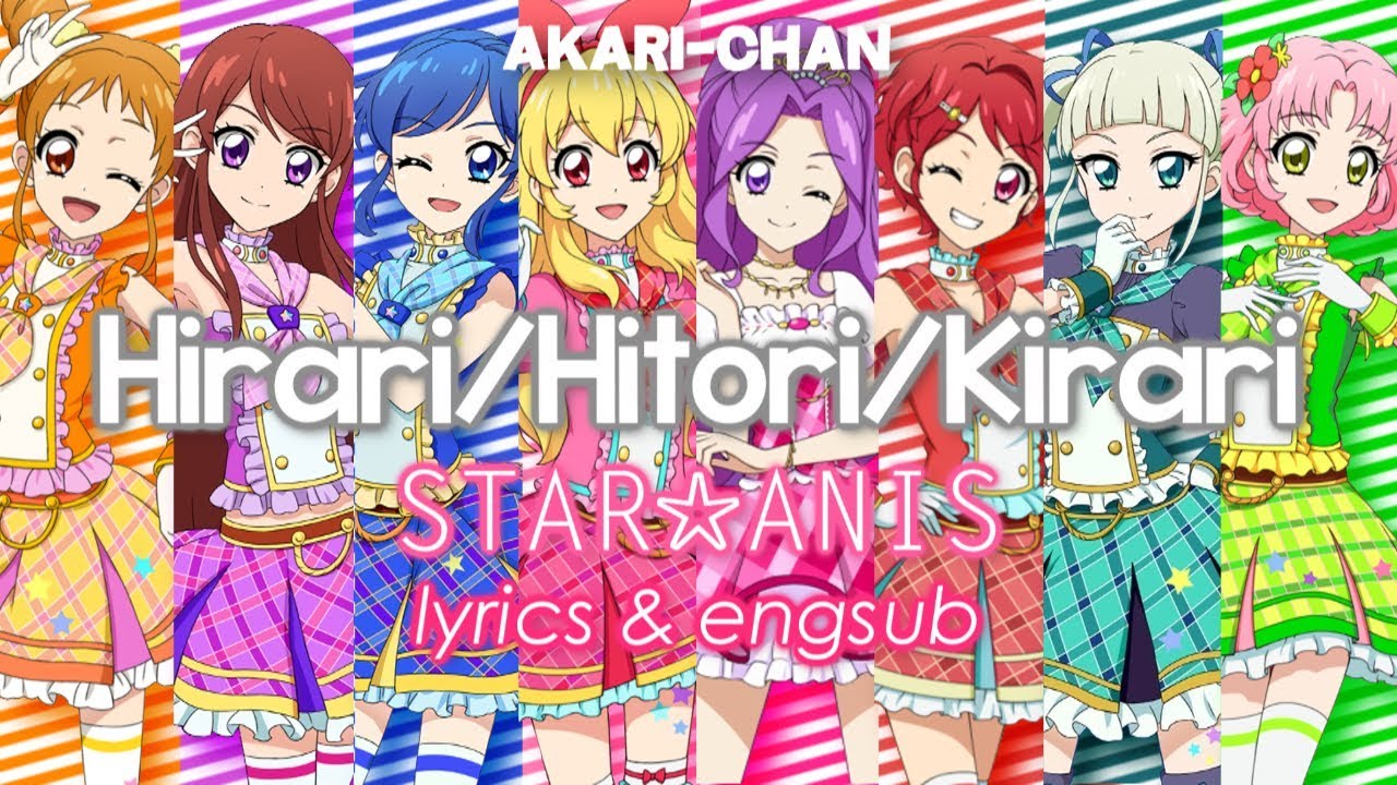 [LYRICS & ENGSUB] Hirari/Hitori/Kirari - Aikatsu!! - YouTube