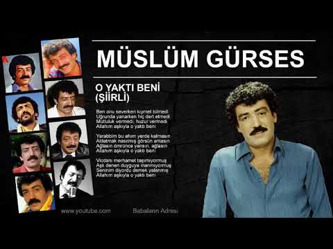Müslüm Gürses - O Yaktı Beni(Şiirli)