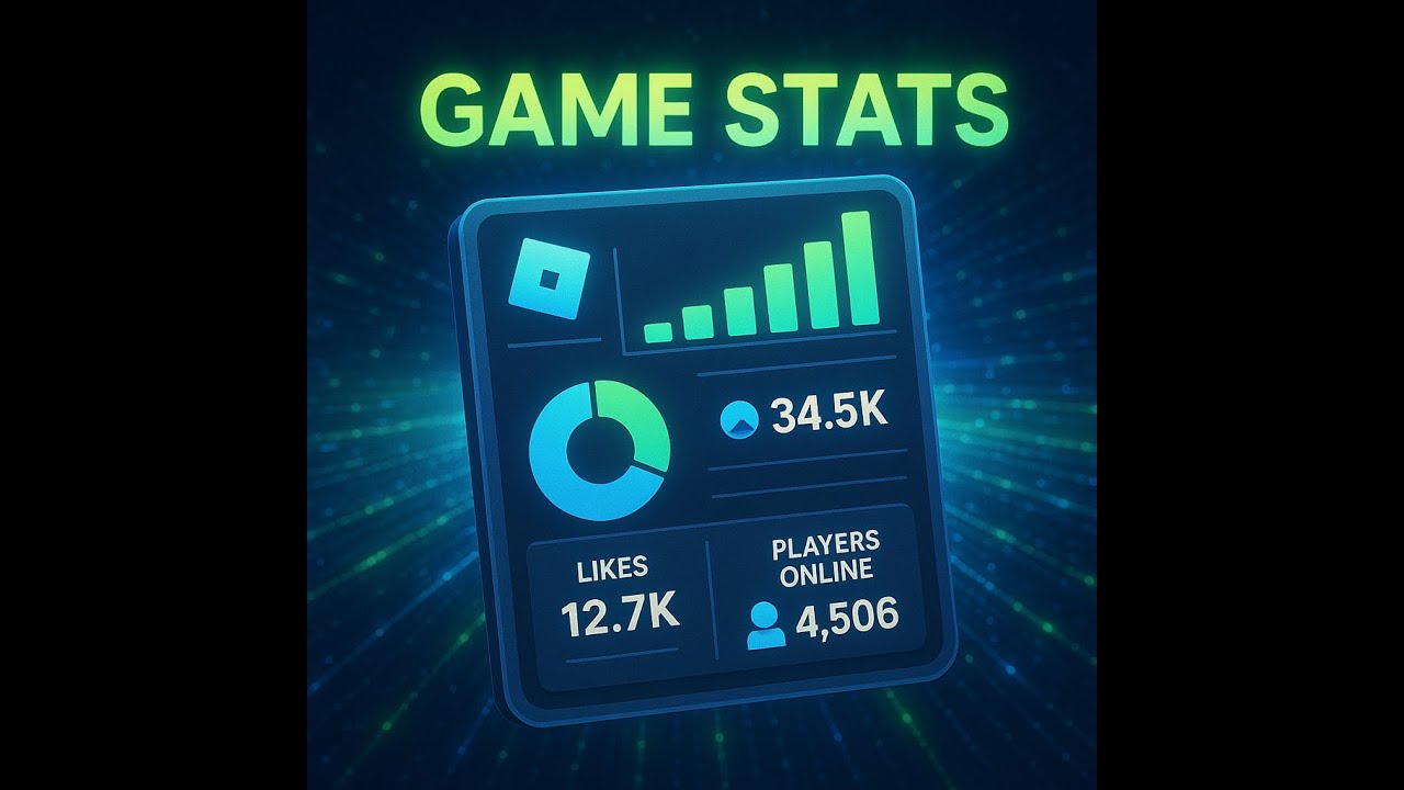 Live Game Stats Display System | Roblox Script Free - YouTube