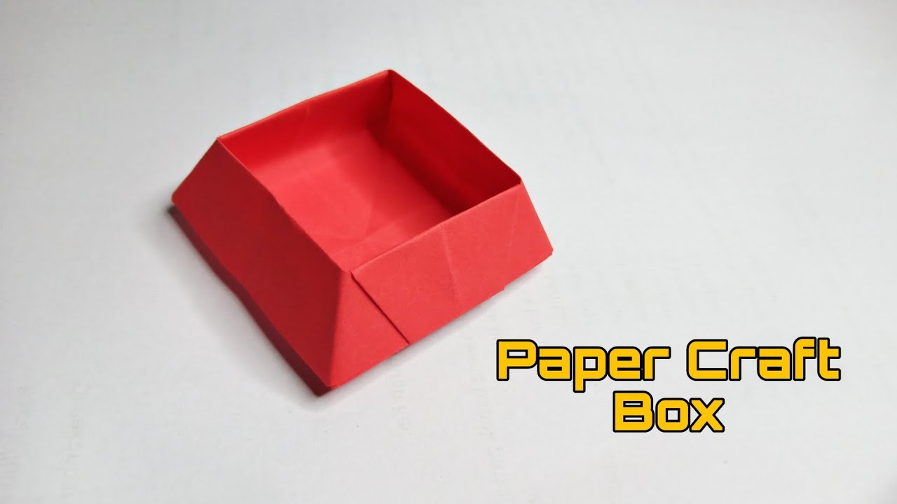 Paper Craft Box | Learn How to Fold Origami Box | DIY - YouTube