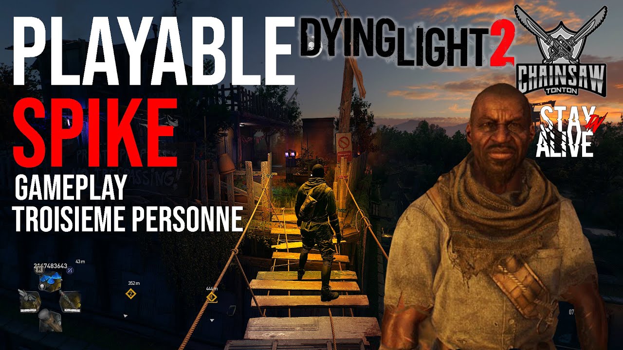DYING LIGHT 2 / PLAYABLE SPIKE MOD 3rd person - YouTube