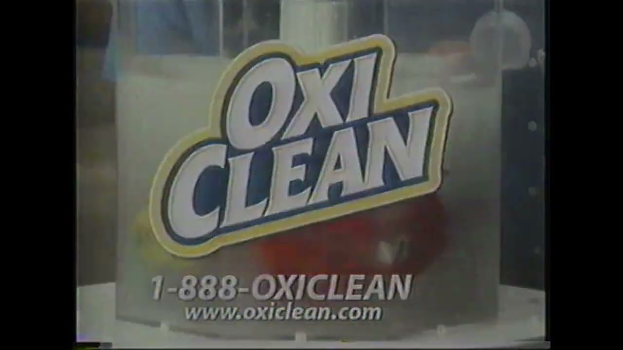 Oxy Clean 'Oxi Challenge' Short Commercial with Billy Mays 2004 - YouTube