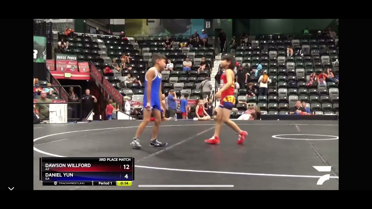 2024 Kids Nationals Dawson Willford verse Daniel Yun - YouTube