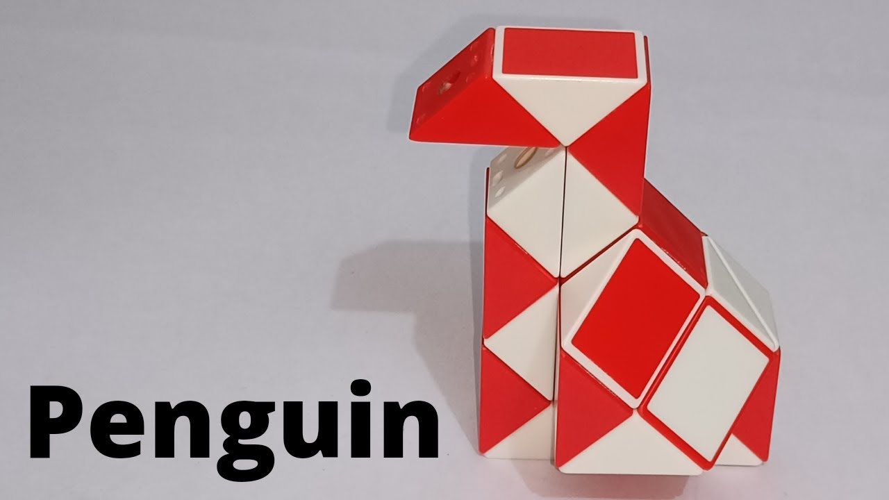 Make a Penguin with snake cube - YouTube