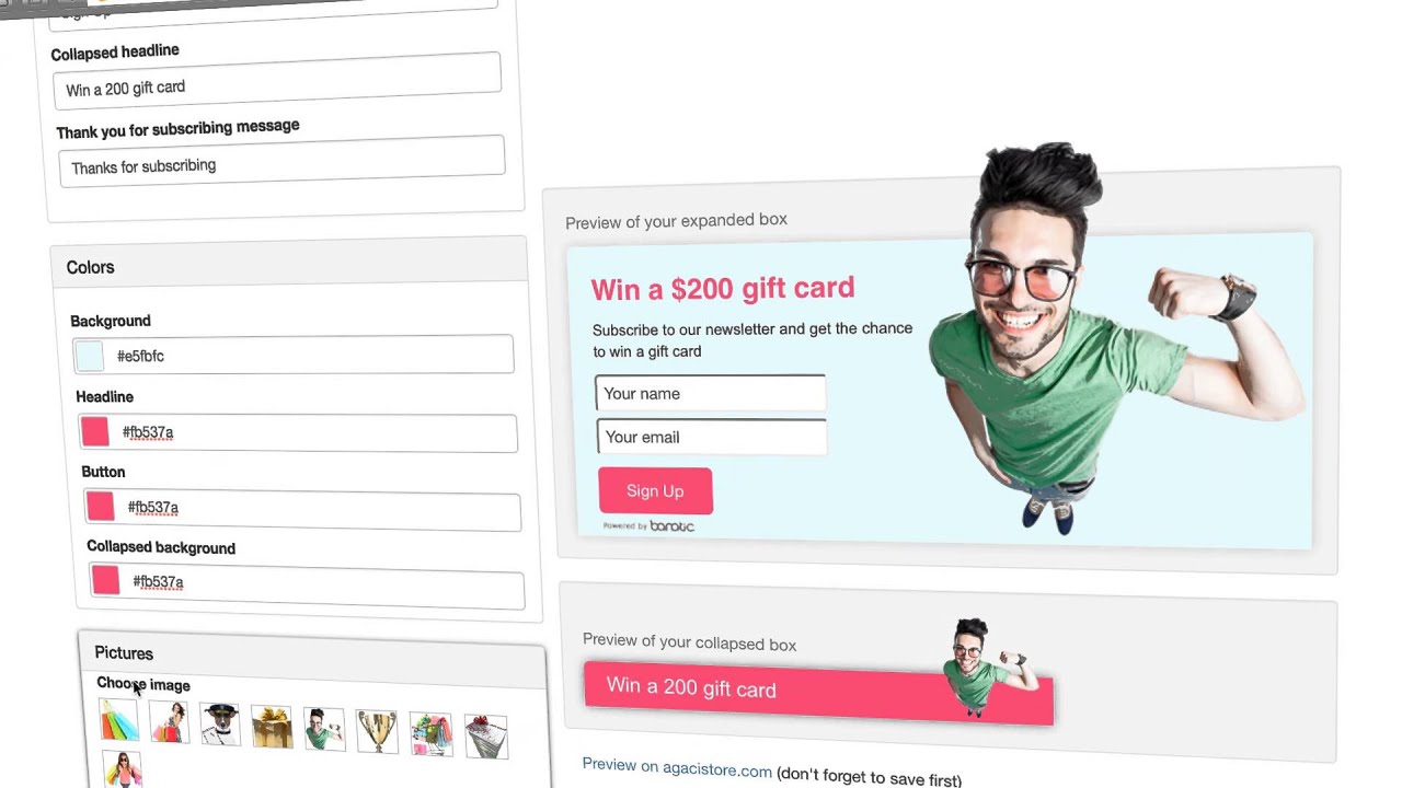 Banatic.com - Create Beautiful Opt In boxes - YouTube