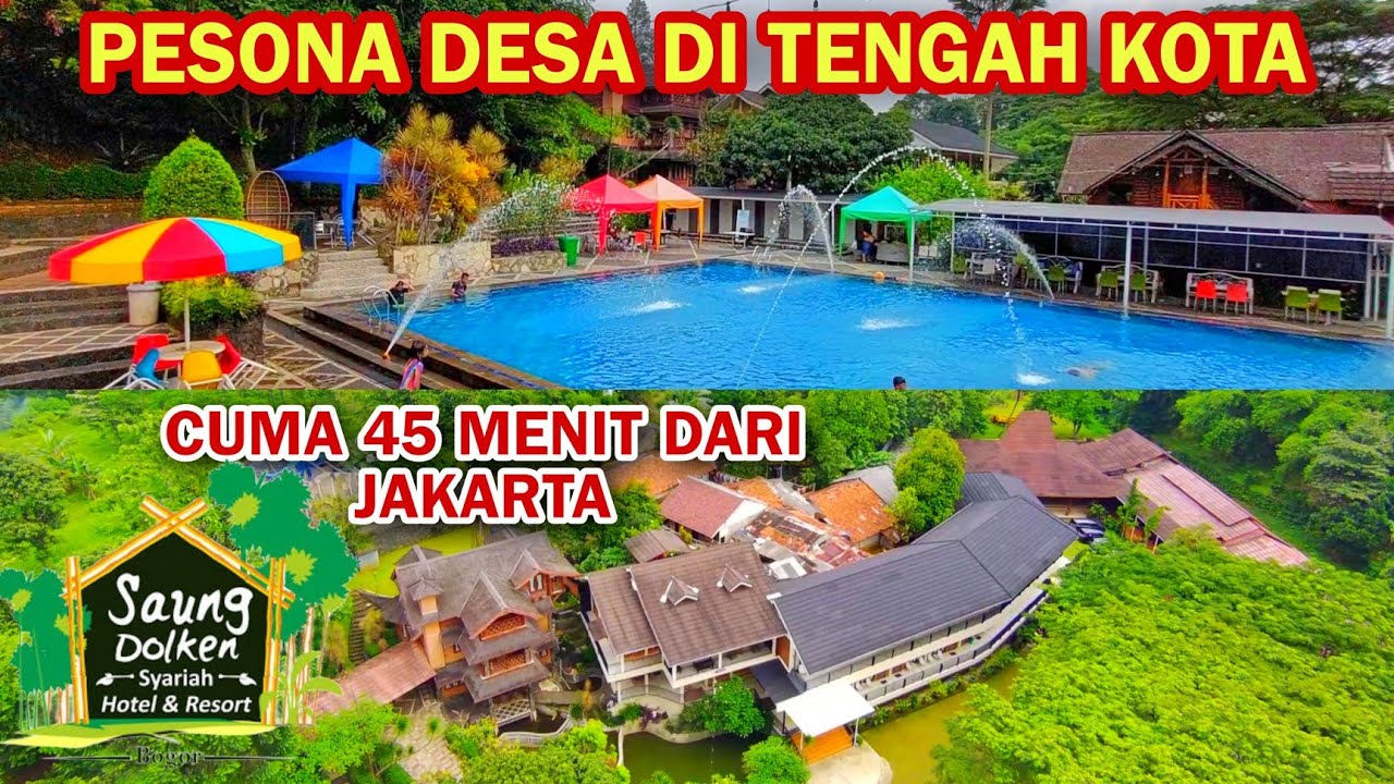 SAUNG DOLKEN BOGOR‼️ STAYCATION DI SENTUL BOGOR DENGAN NUANSA PEDESAAN ...