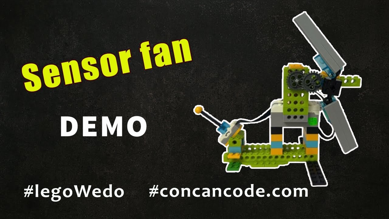 Lego Wedo Sensor fan Demo | Mô hình Quạt cảm biến với Lego Wedo - YouTube