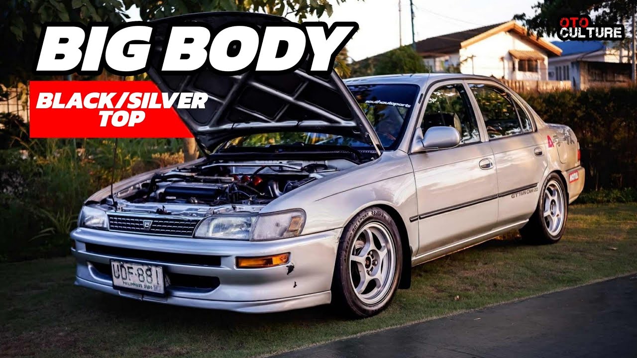 1996 Toyota Corolla XL Big Body Black/Silver Top Engine "Super Sprint ...