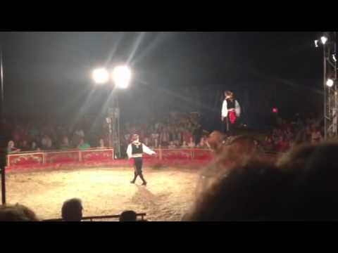 Backflip off horse and front flip onto horse - YouTube