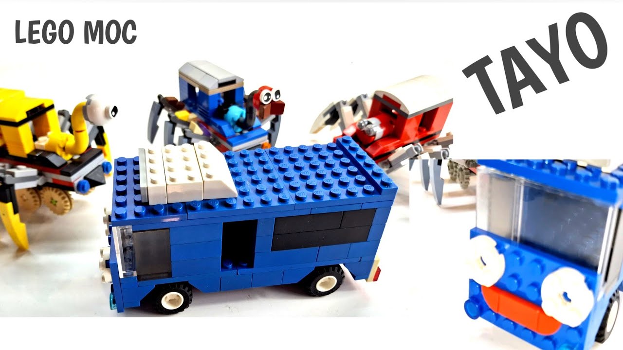 Lego TAYO the little bus | choo choo charles Train thomas my Owen ...