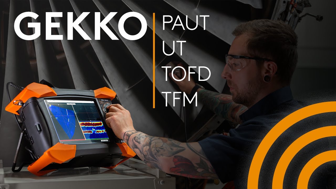 Gekko®: The Most Powerful PAUT/TFM Flaw Detector - YouTube
