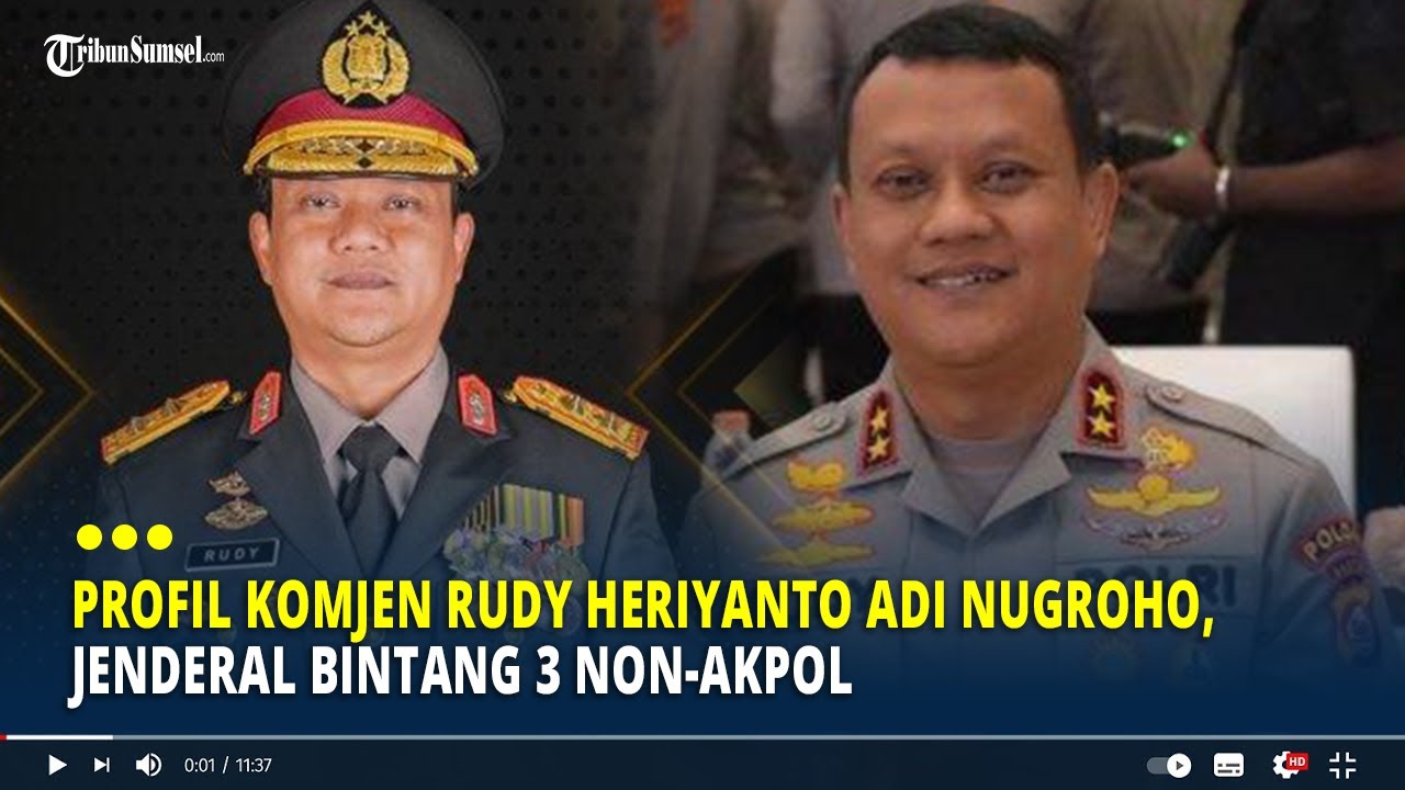 Profil Komjen Rudy Heriyanto Adi Nugroho, Jenderal Bintang 3 Non-Akpol - YouTube