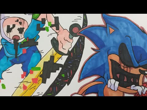 Slowness Glich (too slow x no-hero) sonic.exe vs finn