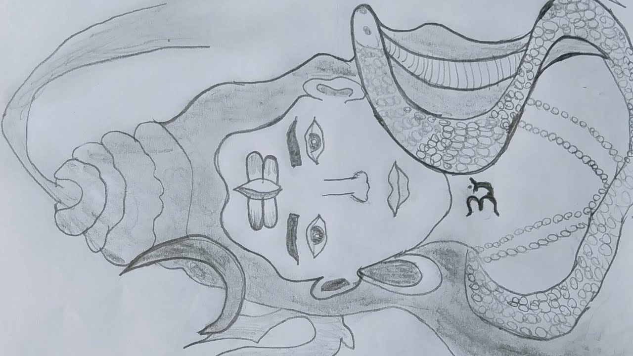 Shiva 🕉️||Easy pencil drawing sketching /#lord ||pencilartwork lord ...
