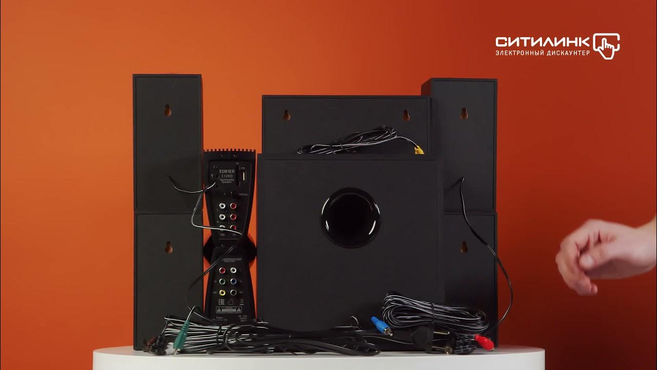 Обзор колонок EDIFIER C12XD | Ситилинк - YouTube