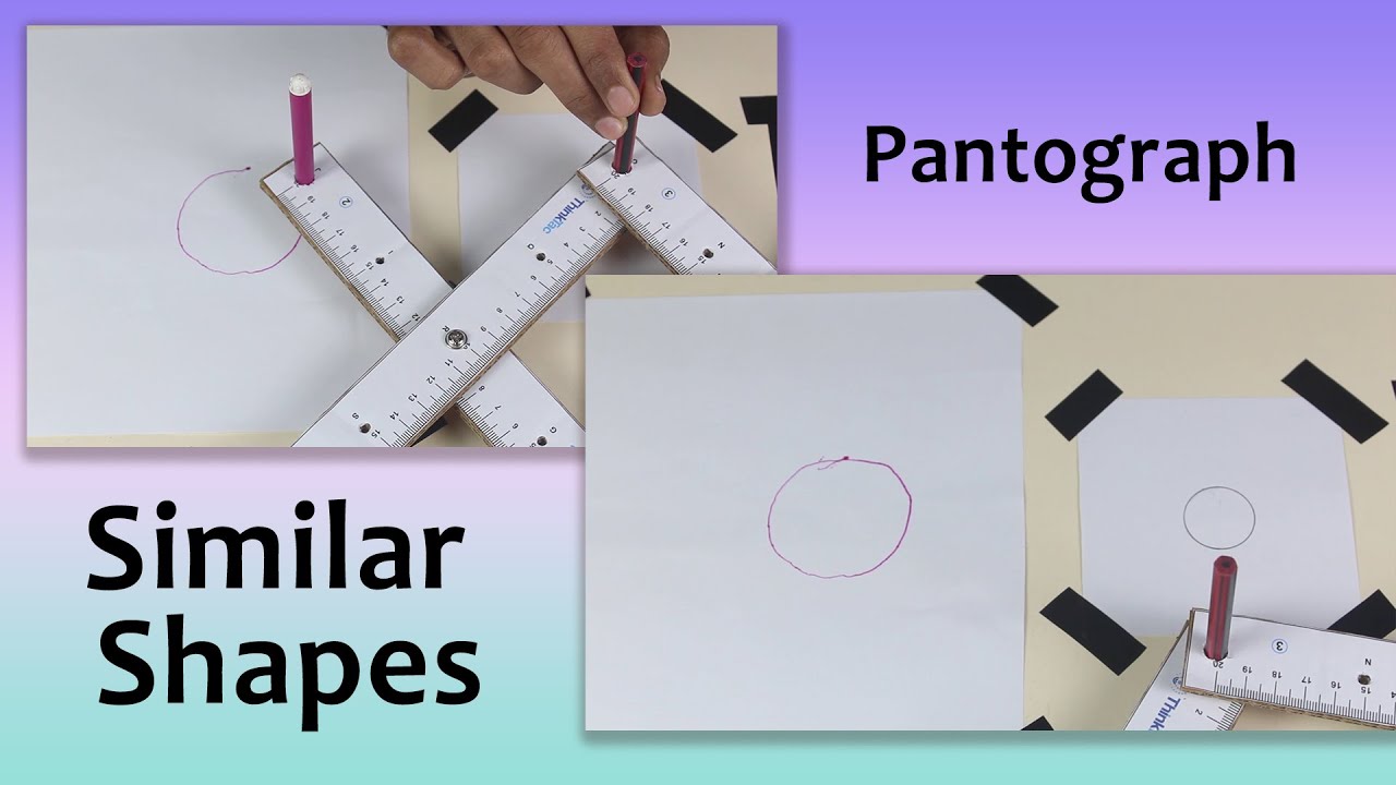 Similar Shapes - Pantograph | DIY Maths | ThinkTac - YouTube