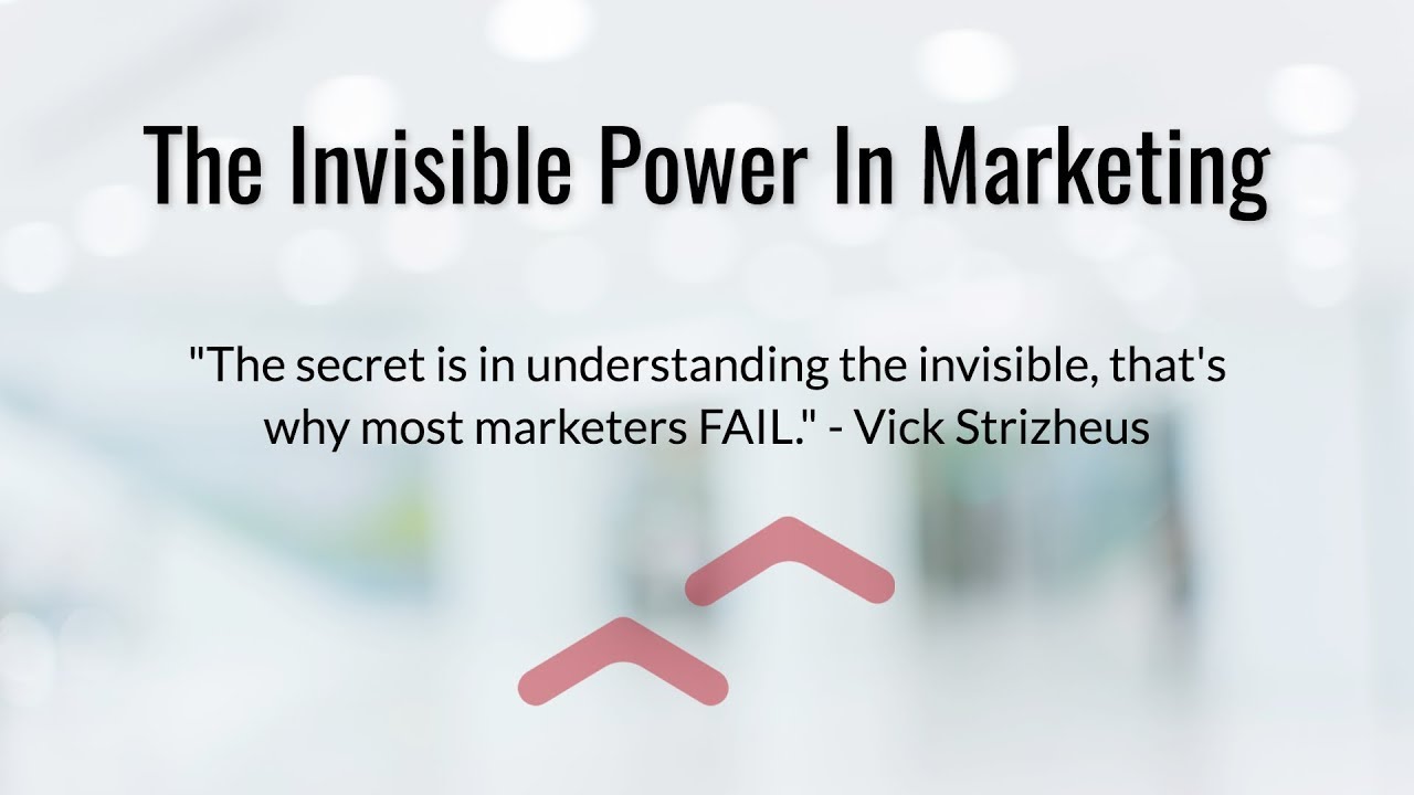 Invisible Power In Marketing - YouTube