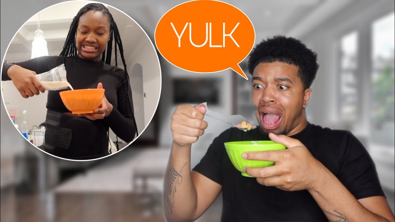 BREAST MILK IN CEREAL PRANK ON BOYFRIEND!! *HILARIOUS* - YouTube