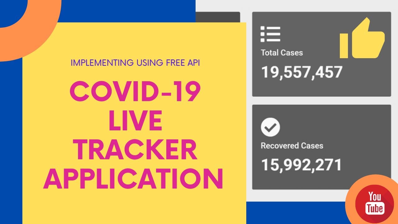 COVID-19 Live Tracker Application | HTML CSS JavaScript | Implement ...