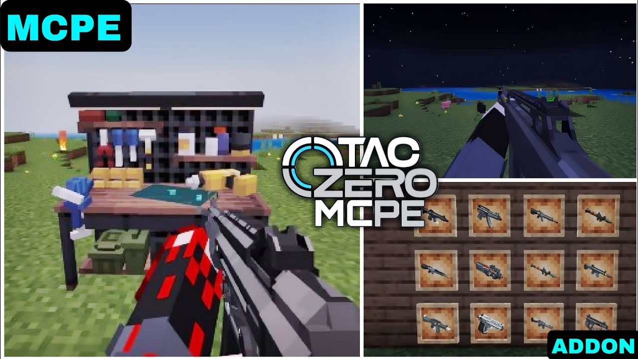 TaCZ Gun Addon For MCPE/BE 1.21+ || Best Gun Mod For Minecraft Pe ...