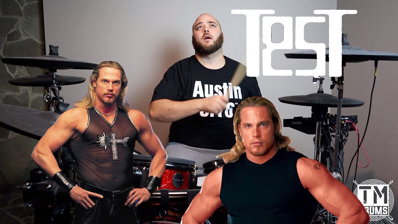 WWE Test theme drum cover - YouTube