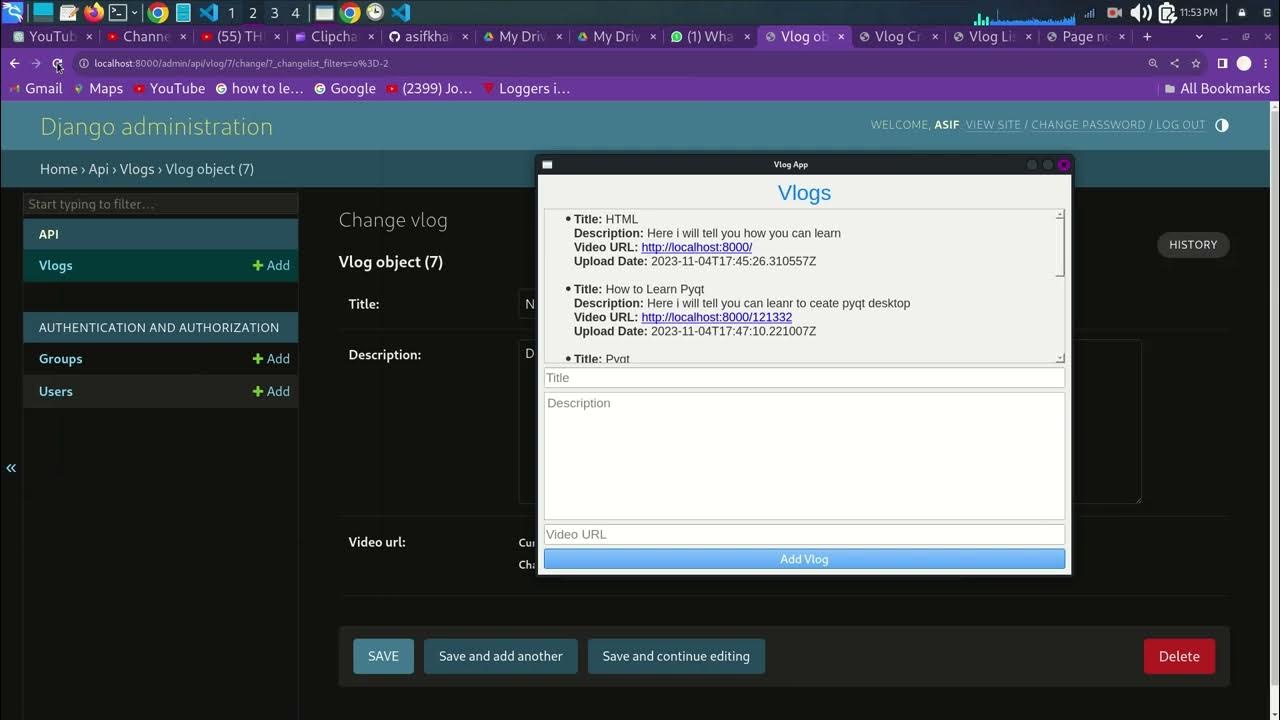 🚀 Welcome to the PyQt5 Desktop App Tutorial with Django API Integration! - YouTube