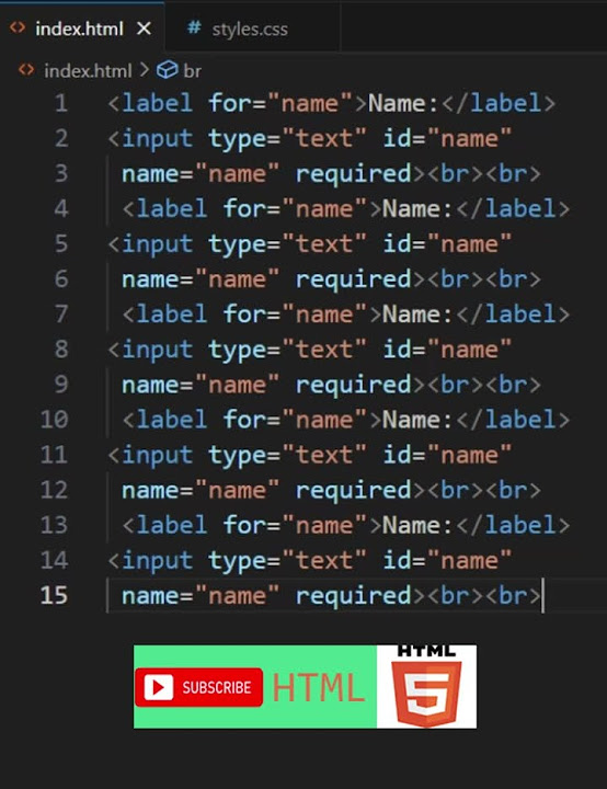 Html Form Label Input Text Name Learn Htmlcode Coding Html Code 0185