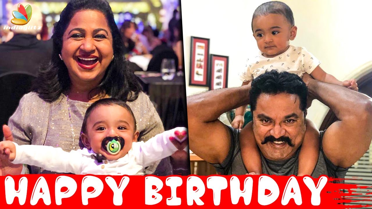 பேரனோட விளையாடும் சரத்குமார் & ராதிகா | Radhika's Daughter Rayane ...