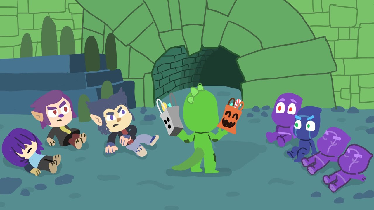 PJ Masks Spooky Halloween Adventure Drawing - Disney Junior Doodles ...
