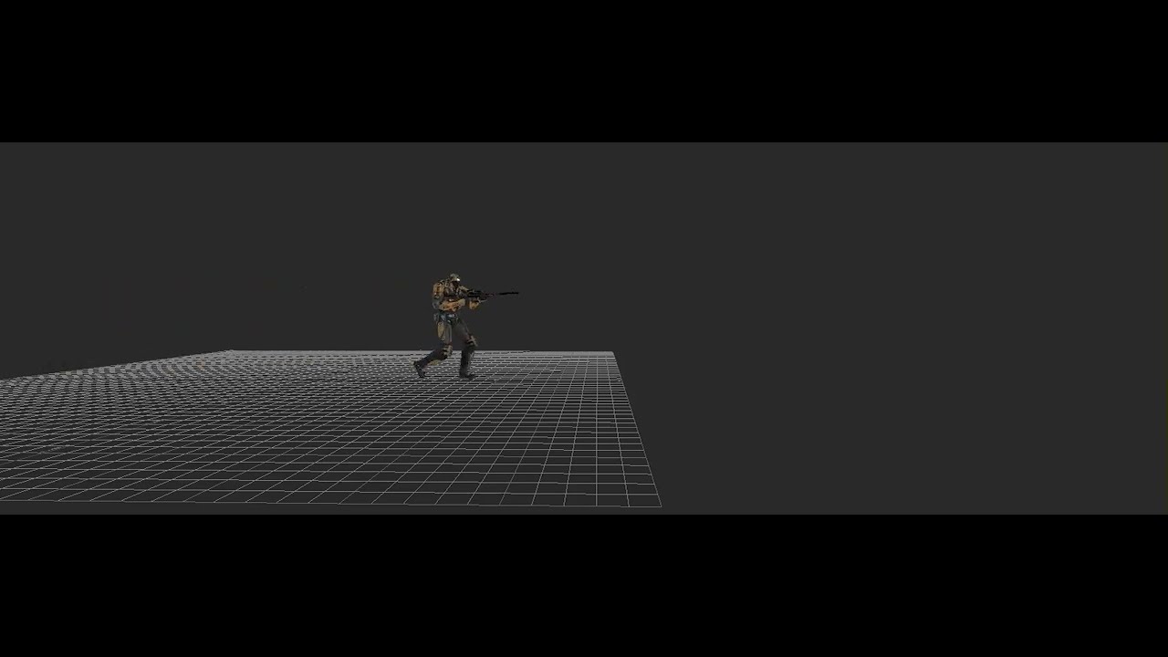Motion Capture Soldier Walk Animation - YouTube