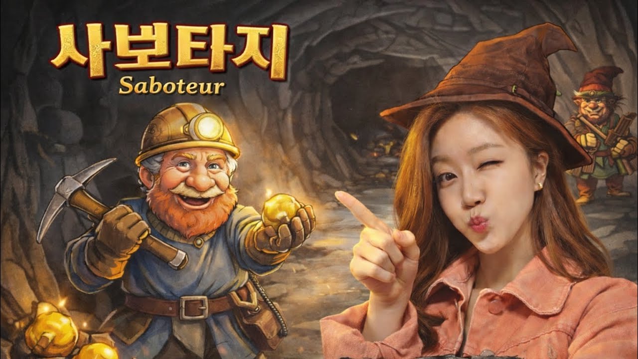 [사보타지] 금을 찾는 광부 Vs 방해꾼 | How to play Saboteur board game - YouTube
