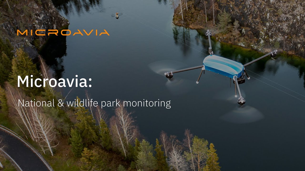 Microavia: National & wildlife park monitoring - YouTube