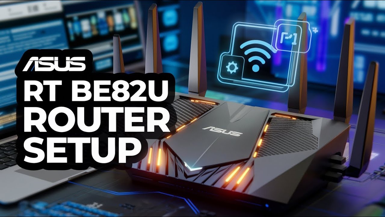 Asus RT BE82U Router Setup - YouTube