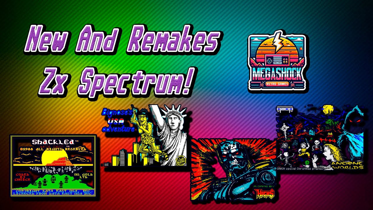 New Games And Remakes En Zx Spectrum Real Machine (Zx spectrum+3 con ...