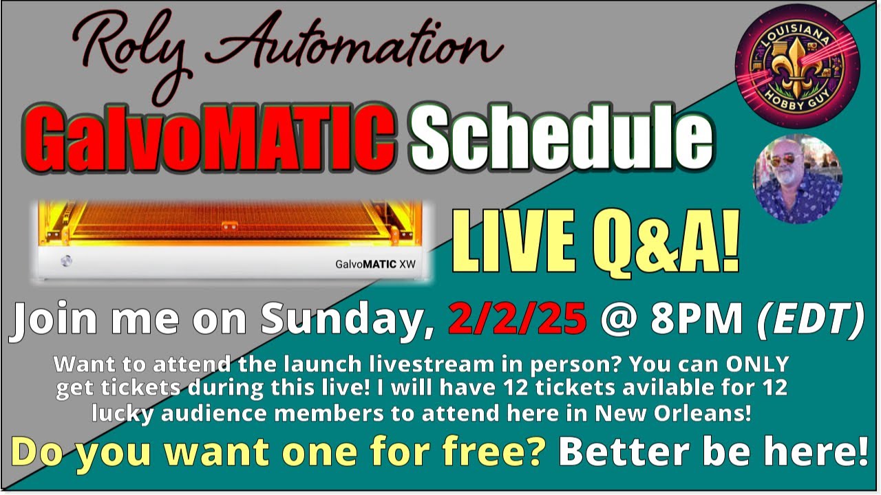 Roly Automation, GalvoMATIC launch info and Q&A! - YouTube