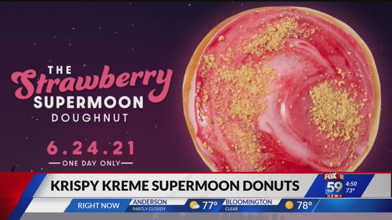 Krispy Kreme announces Super Moon Donuts - YouTube
