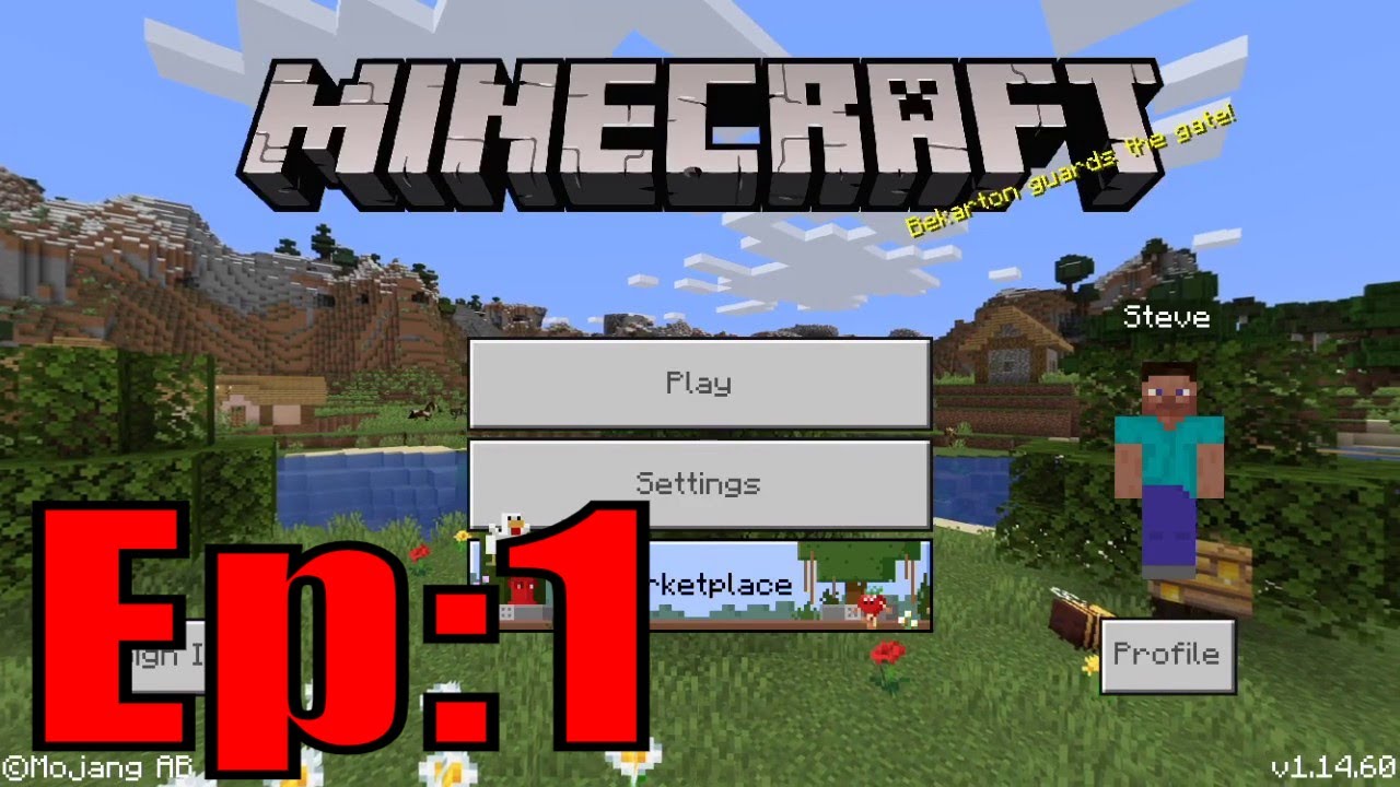 Minecraft Pocket Edition - First Time Playing (1) - YouTube