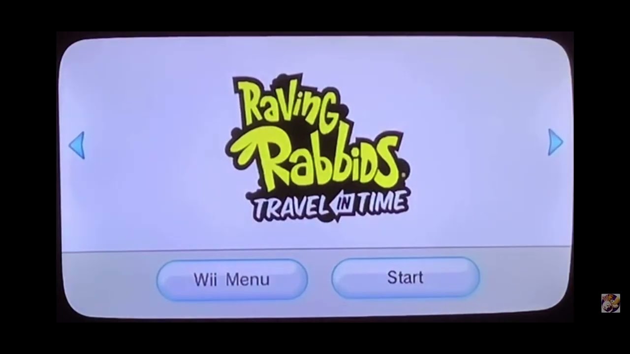 Raving Rabbids Travel in Time Wii Disc Channel Intro - YouTube