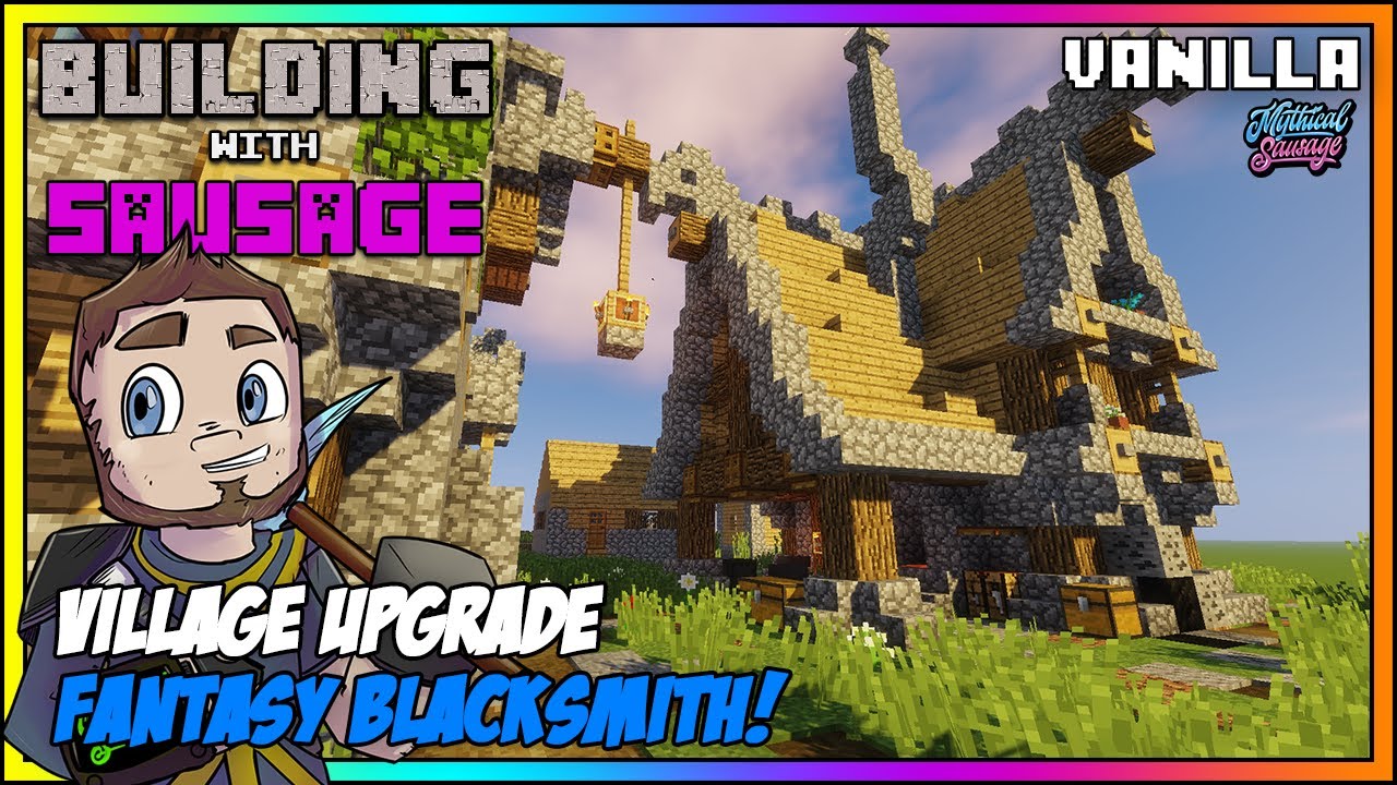 Minecraft - Building with Sausage - Village Upgrade [Fantasy ...