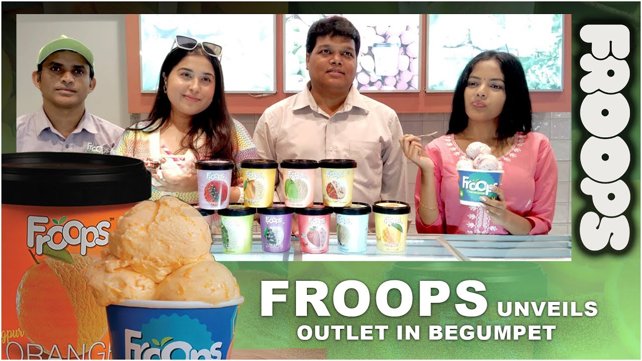 Froops Real Fruit Icecream Now In Begumpet | Hybiz tv - YouTube