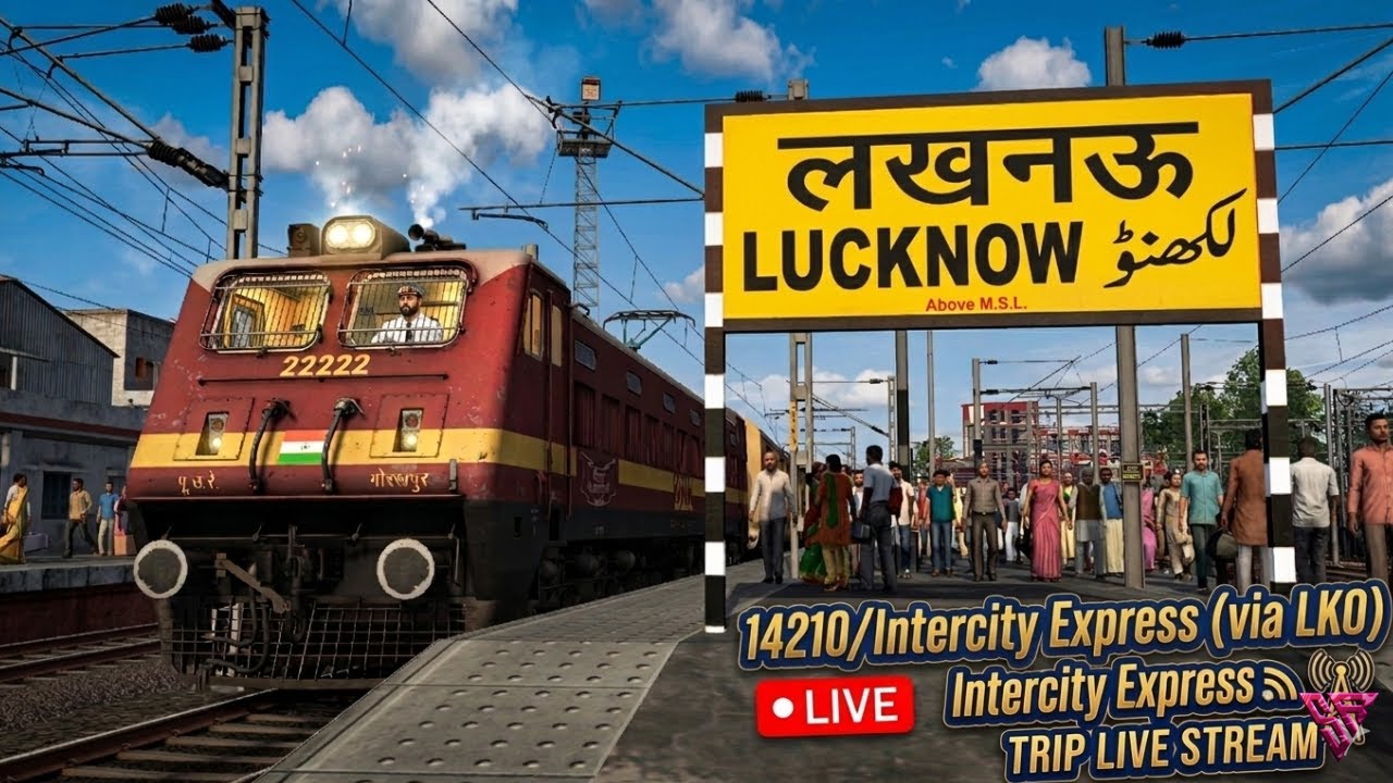 14210 Lucknow – Prayagraj Sangam Intercity Express | UPV1 Route | Train ...