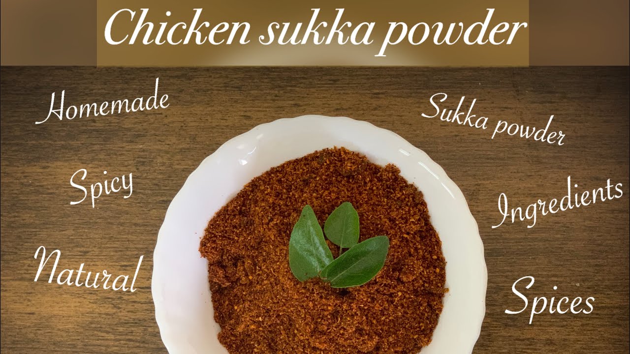 Sukka powder | Home made| chicken sukka powder recipe| udupi style ...
