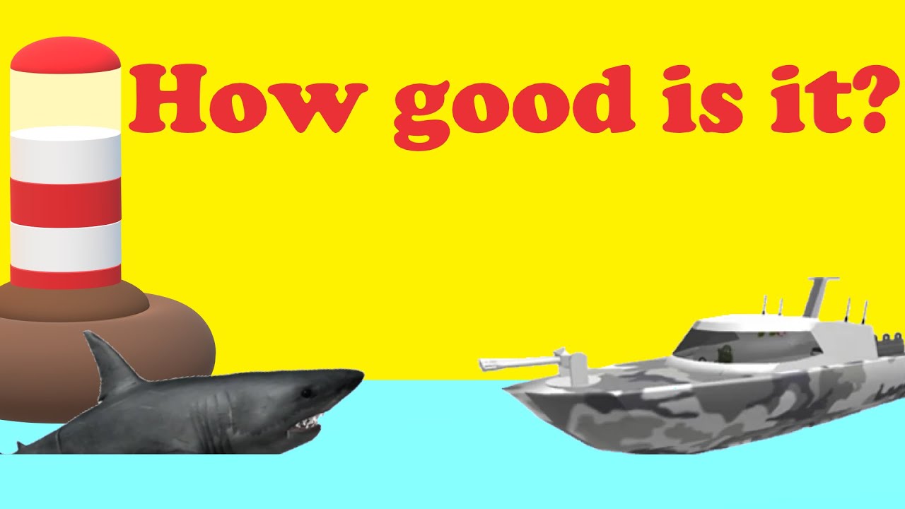 How good is the military boat? Sharkbite Roblox - YouTube